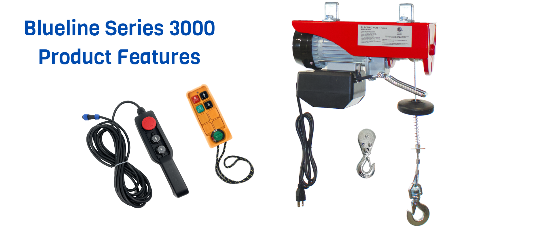 Electric Cable and Chain Hoists – Canada Hoists